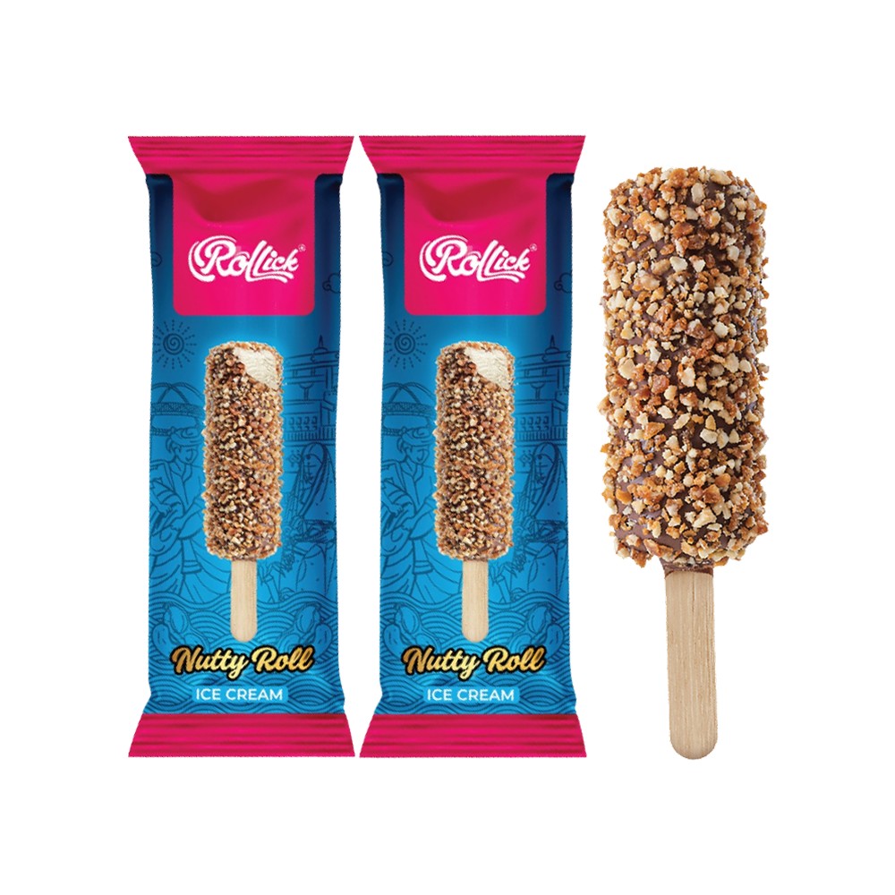 Rollick Nutty Roll Ice Cream Stick - Pack of 3 Price - Buy Online at ...