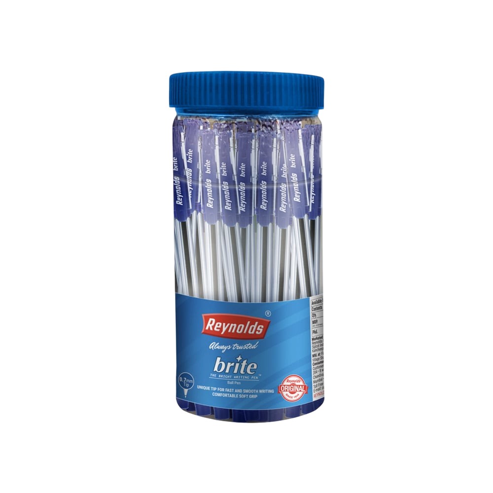 Reynolds Brite Ball Pen (Blue) Price - Buy Online at ₹152 in India