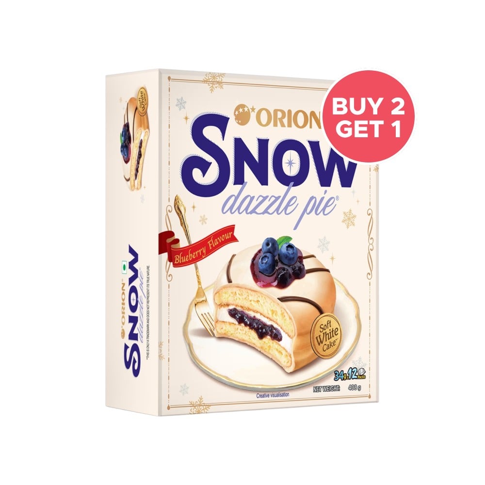 Orion Blueberry Snow Dazzle Choco Pie - Buy 2 Get 1 Free Price - Buy ...