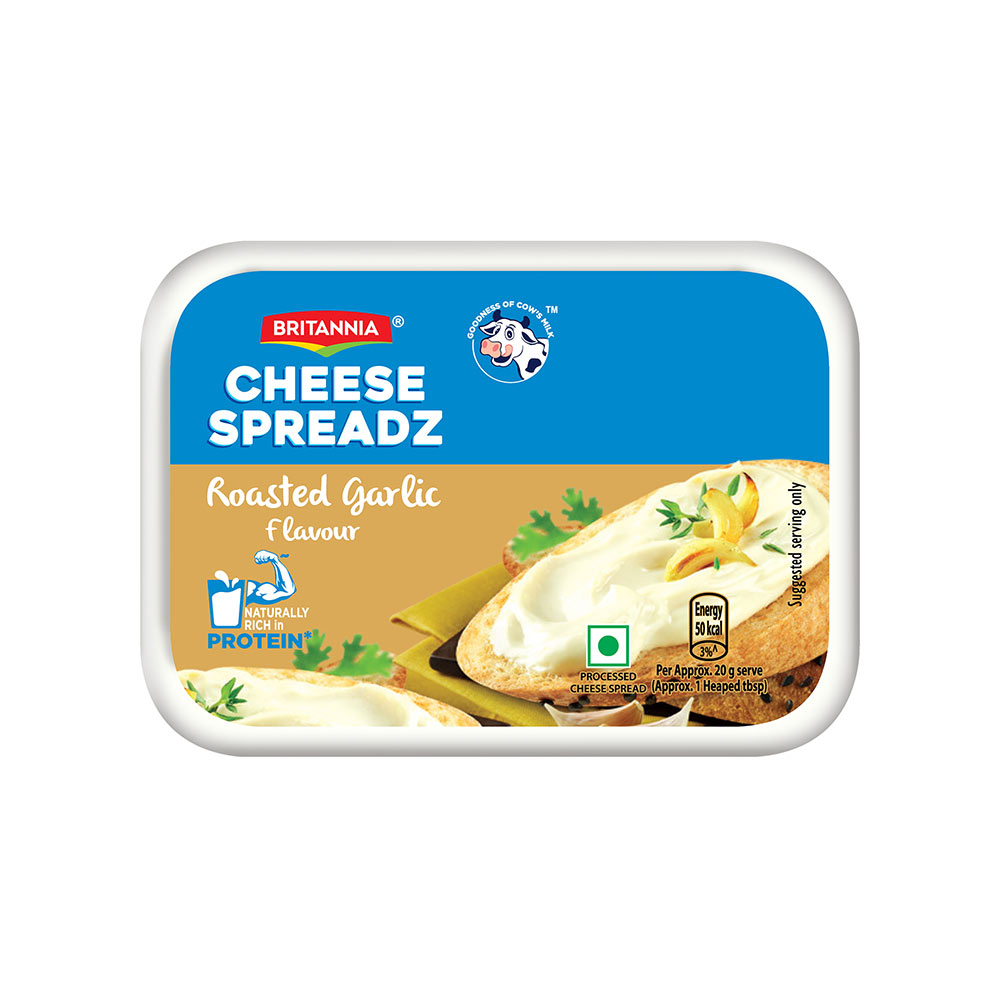Britannia Roasted Garlic - Cheese Spread - Buy 2 Get 1 Free Price - Buy ...