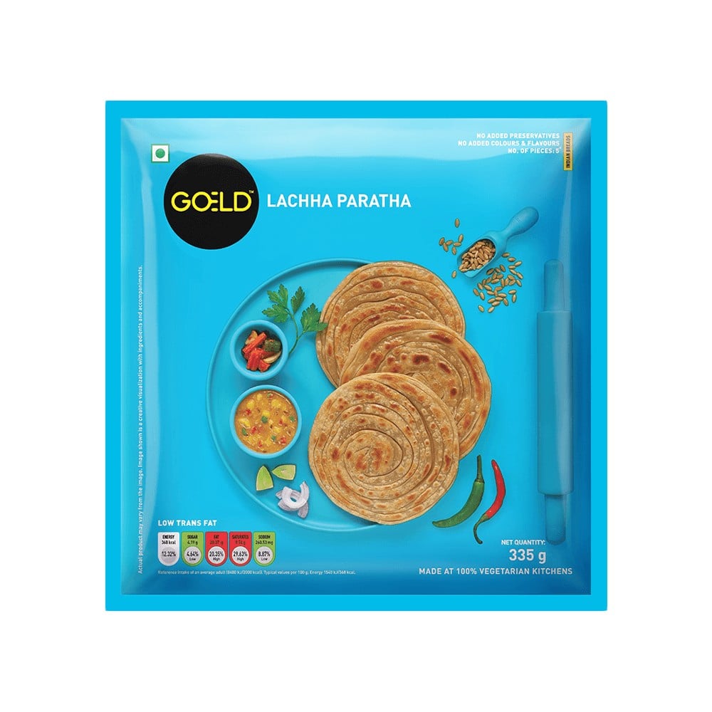 Goeld Lachha Paratha (Frozen) Price - Buy Online at ₹85 in India