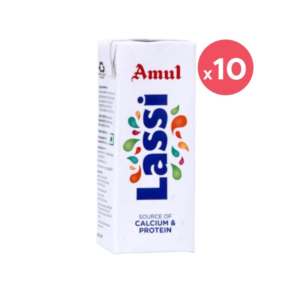 Amul Sweet Lassi - Pack of 10 Price - Buy Online at Best Price in India