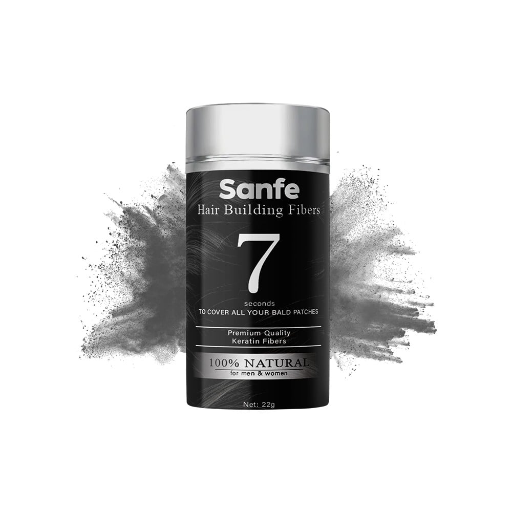 Sanfe Hair Building & Locking Fiber - Hair Powder (Natural Black) Price ...