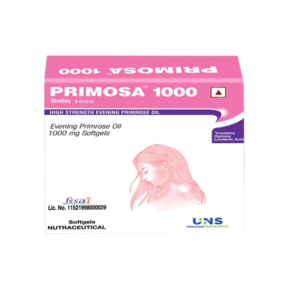 Primosa 1000 Evening Primrose Oil1000mg Tablets Price - Buy Online at ...
