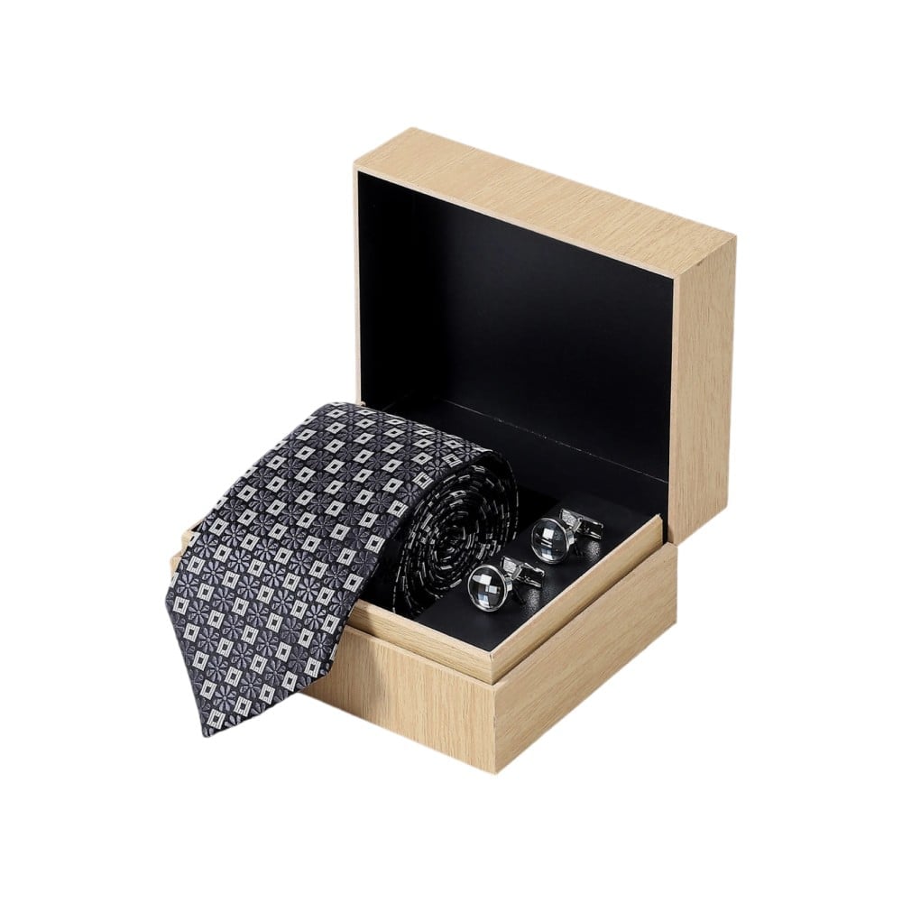 Satya Paul Floral Tie & Cufflink Accessory Gift Set (Black) Price - Buy ...