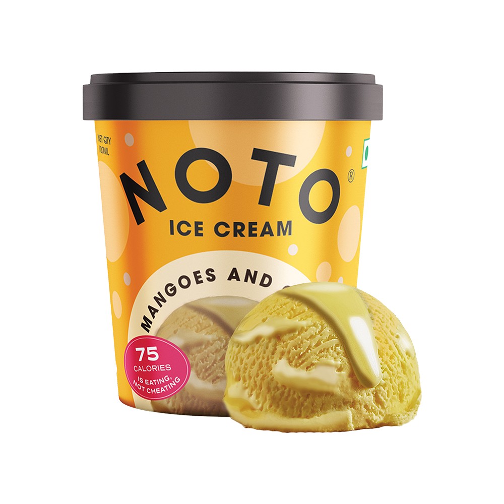 Noto Mangoes & Cream Ice Cream Cup Price - Buy Online at Best Price in ...