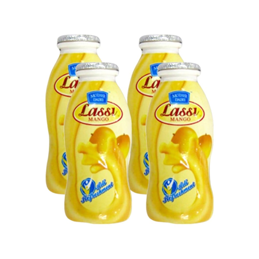 Mother Dairy Mango Lassi - Pack of 4 Price - Buy Online at Best Price ...