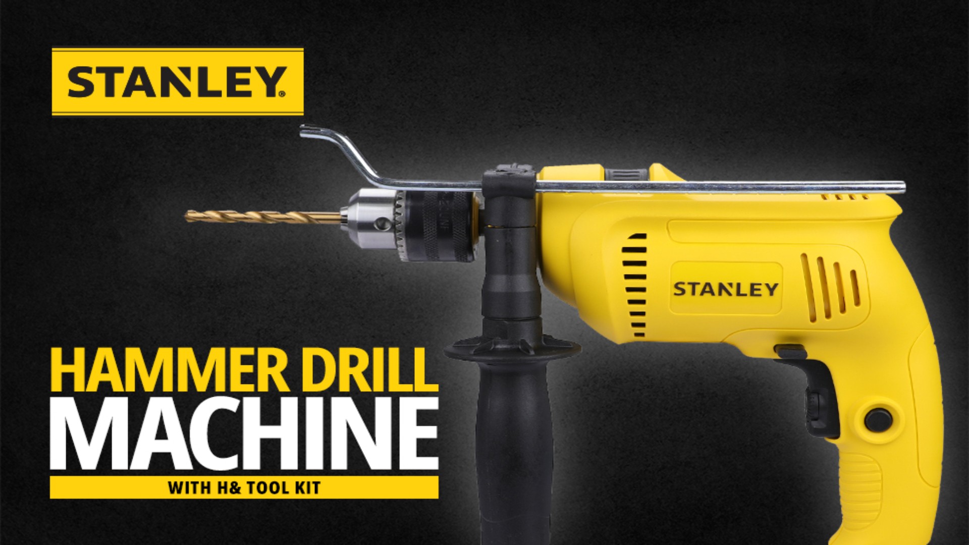 Stanley 13 mm Hammer Drill Machine Kit (120 Pcs) Price - Buy Online at ...