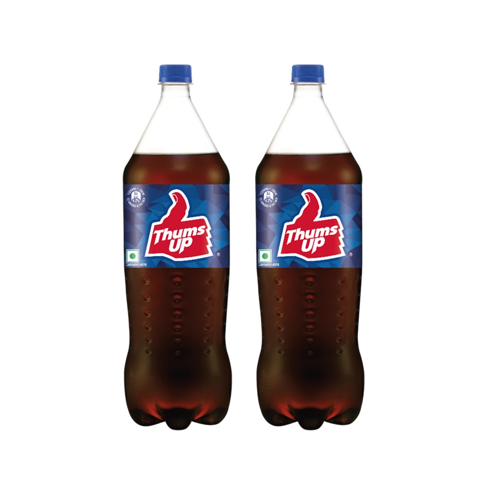 Thums Up Cola Soft Drink (2 l) - Pack of 2 Price - Buy Online at ₹161 ...