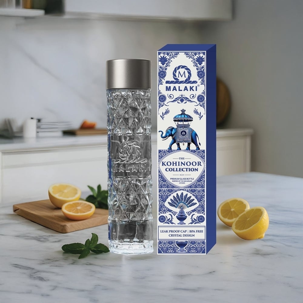 Malaki Glass Crystal Glass Water Bottle Price - Buy Online at ₹249 in India
