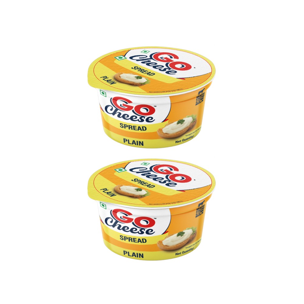 Go Plain Cheese Spread - Pack of 2 Price - Buy Online at ₹178 in India