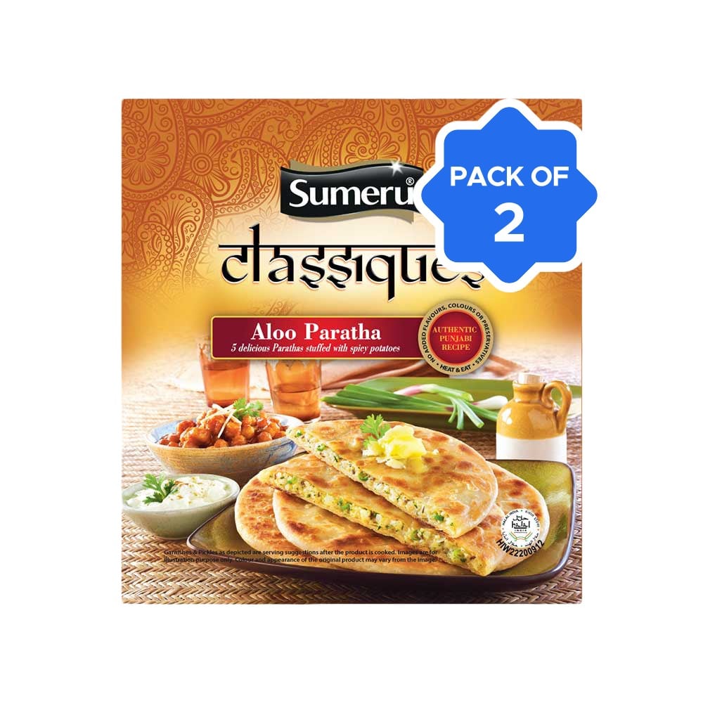 Sumeru Aloo Paratha (Frozen) - Pack of 2 Price - Buy Online at Best ...