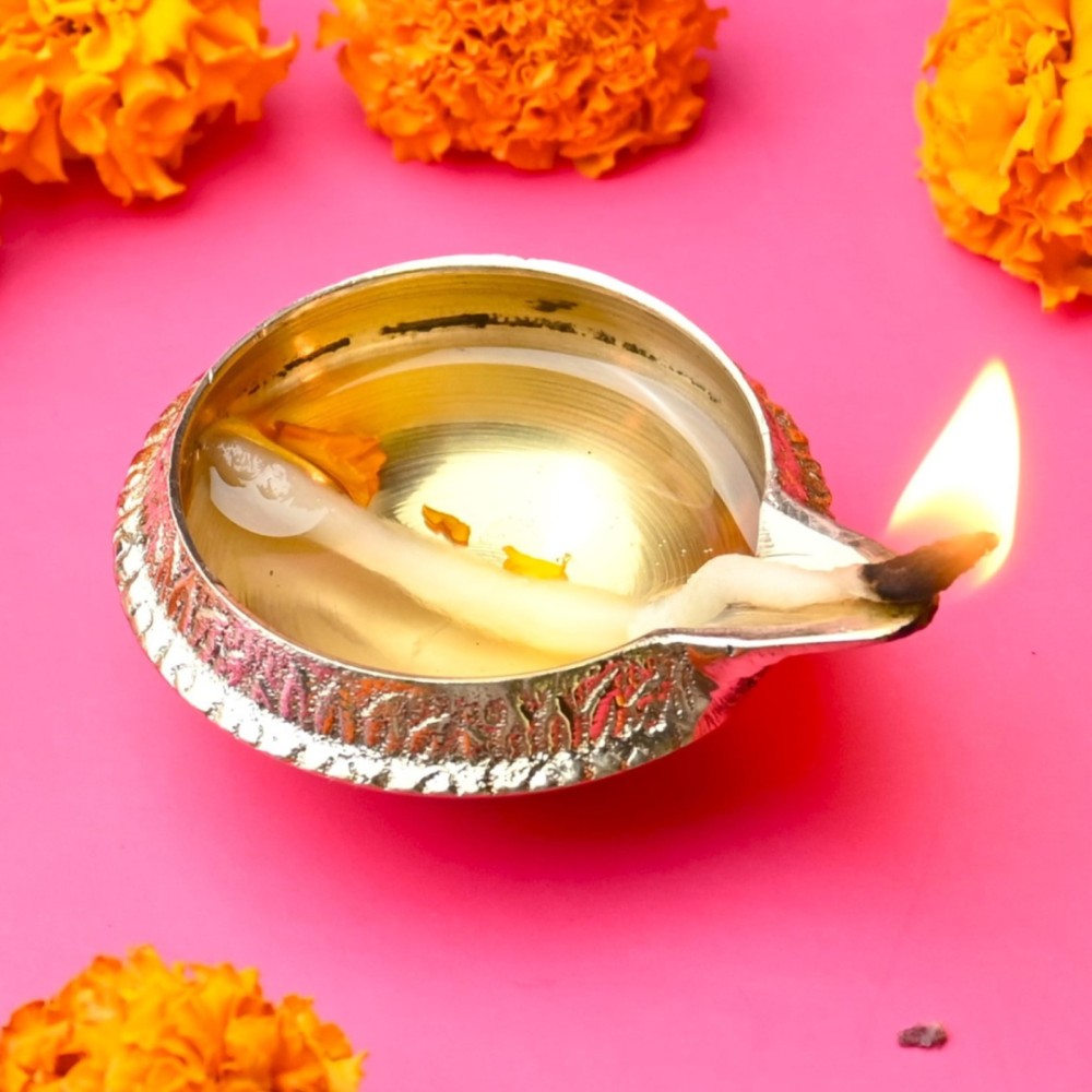 Pure Kuber Brass Diya by ServDharm Price - Buy Online at ₹129 in India
