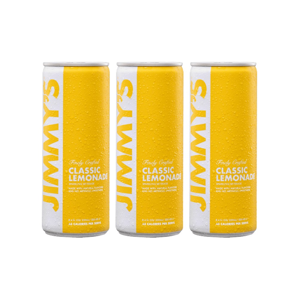 Jimmy's Classic Lemonade Sparkling Drink - Pack of 3 Price - Buy Online ...