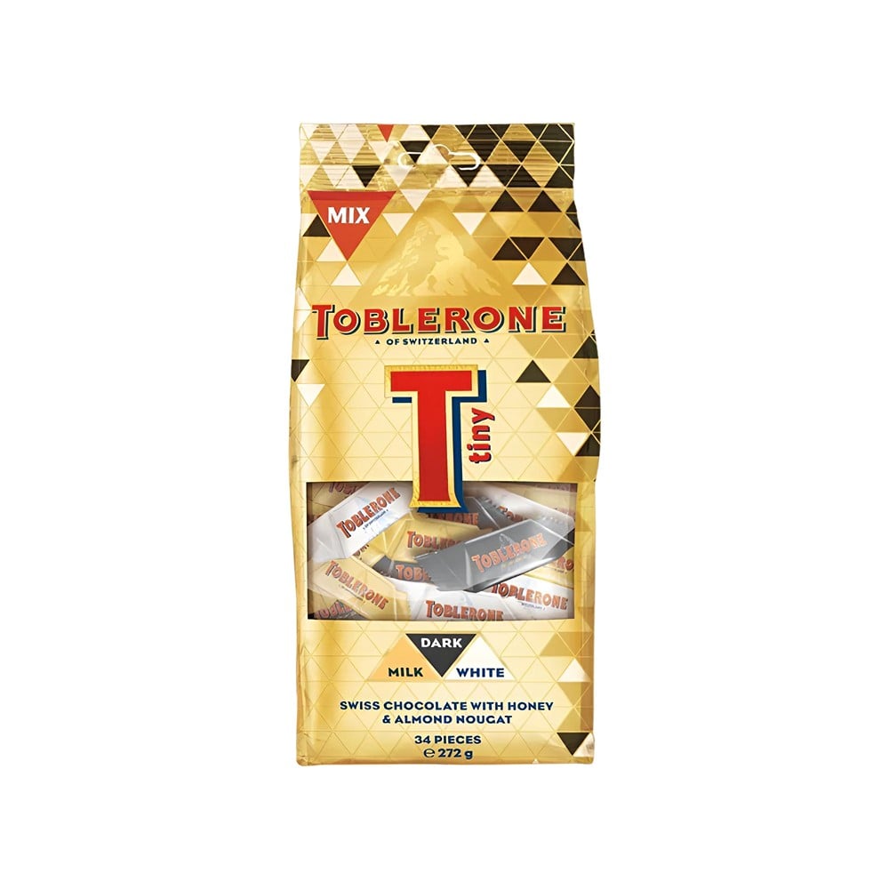 Toblerone Tiny Mix Chocolate Bag (Milk, Dark, White) Price - Buy Online ...