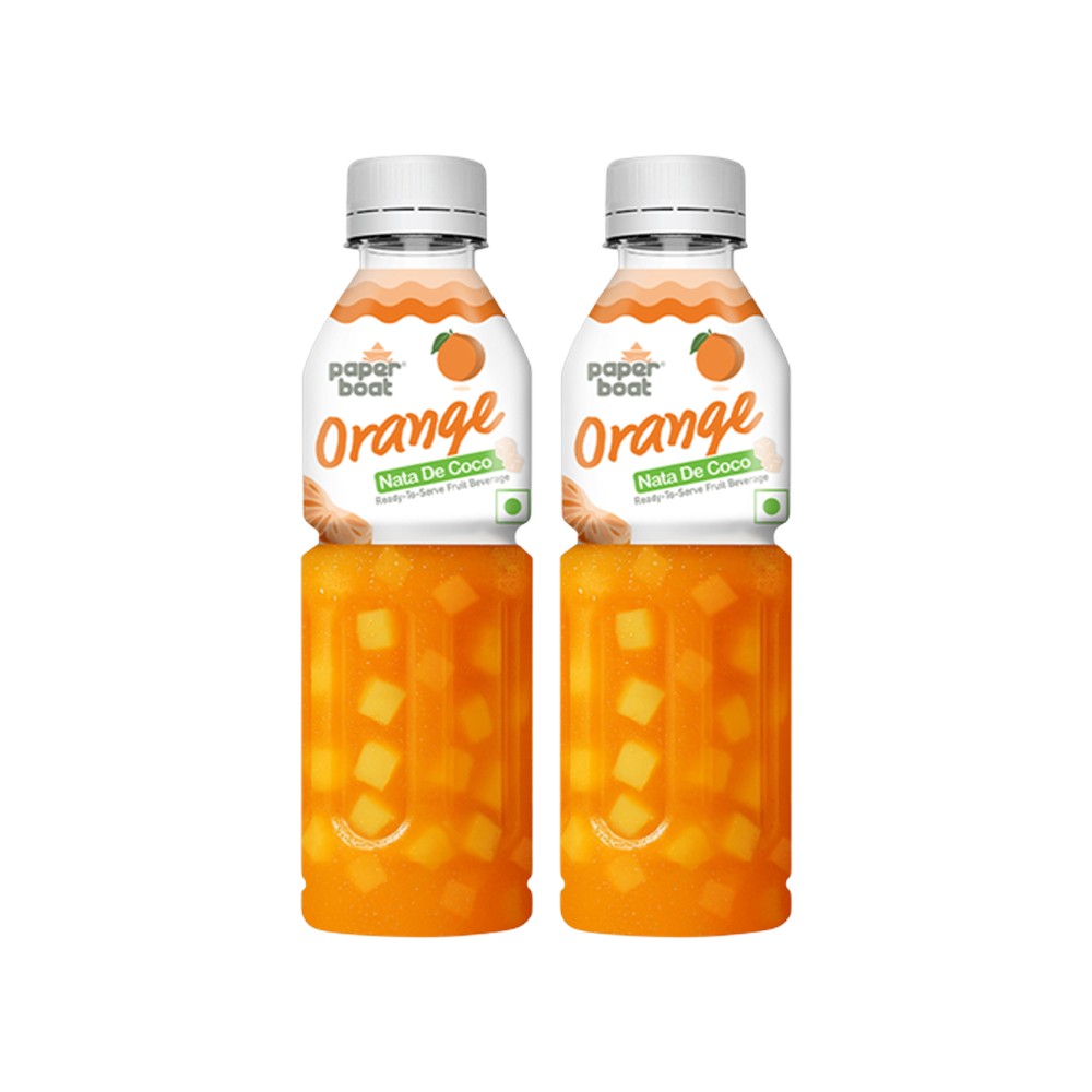 Paper Boat Nata De Coco Orange Juice - Pack of 2 Price - Buy Online at ...