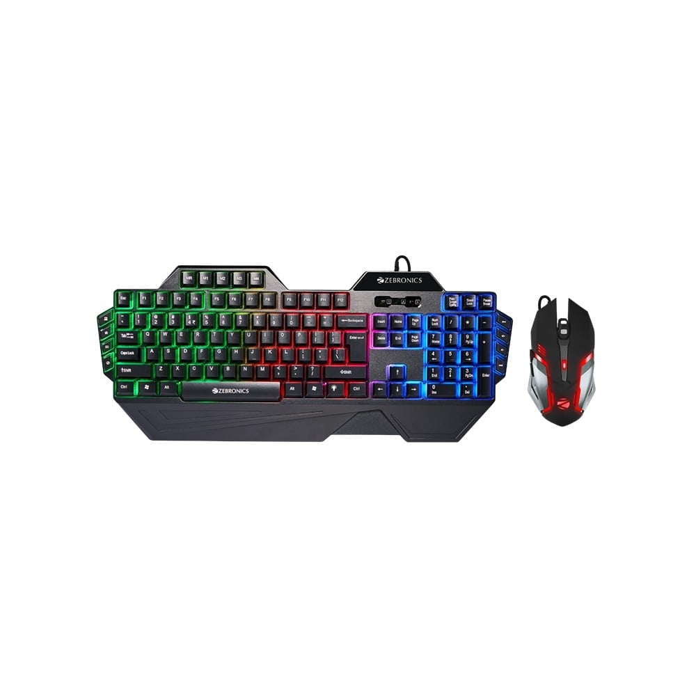 Zebronics Zeb Optimus Gaming Wired Gaming Combo (Black) Price - Buy ...