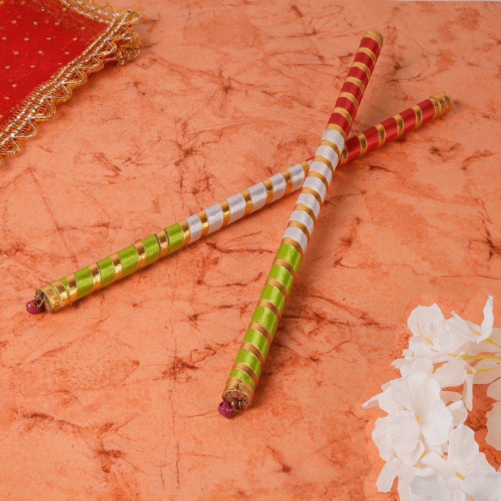 Festive Navratri Garba Special Dandiya Set (Multicolour) - Urban Fest ...
