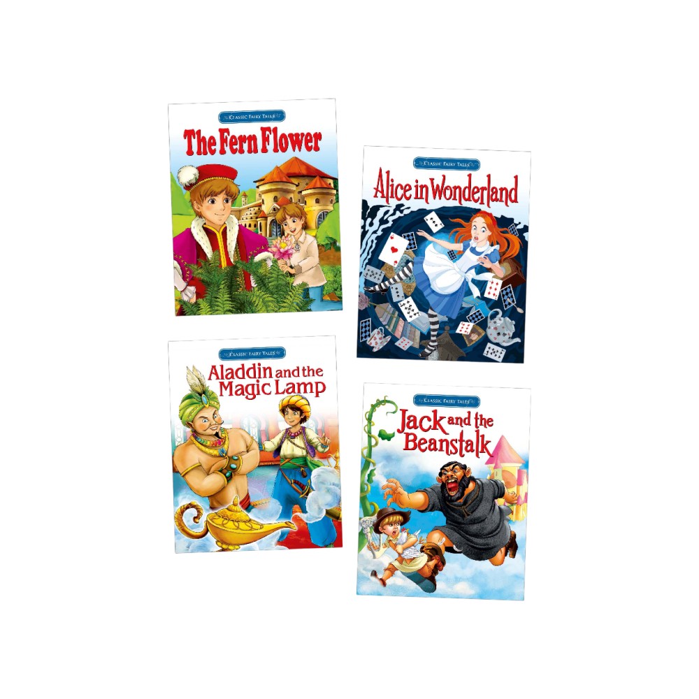 Classic Fairy Tales - Fern Flower, Alice In Wonderland, Aladdin, Jack ...