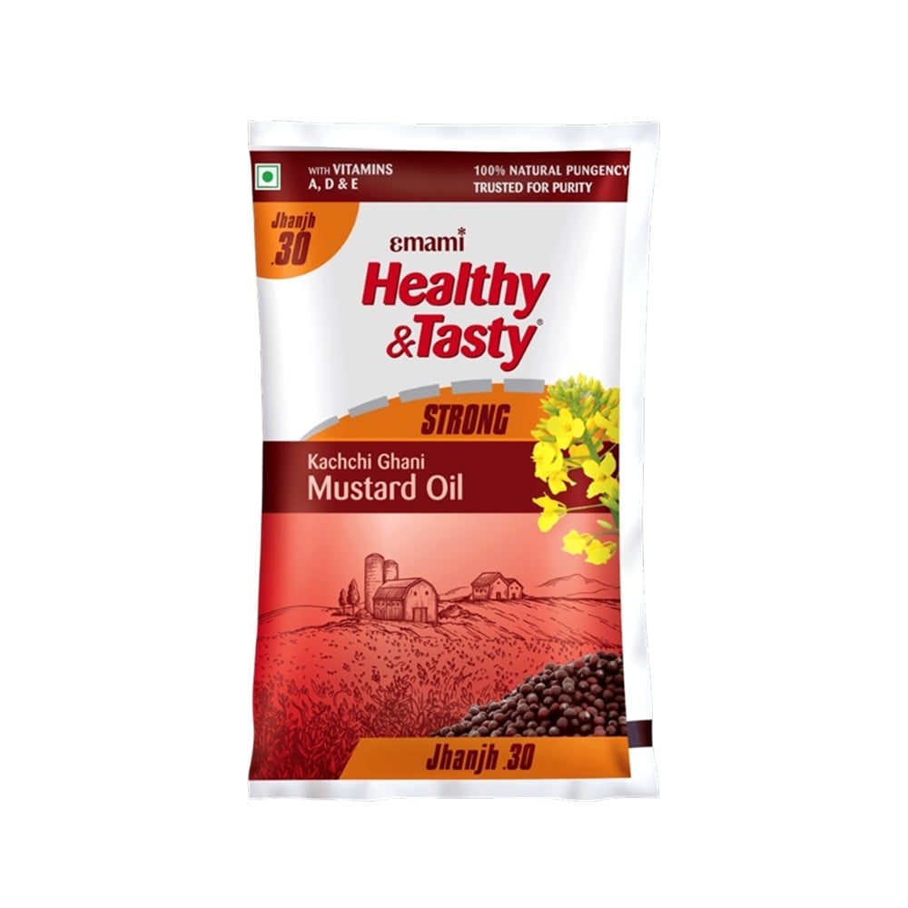 Emami Healthy & Tasty Strong Kachchi Ghani Mustard Oil Price - Buy ...
