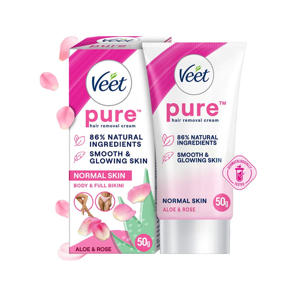 Veet Pure Hair Removal Cream (For Normal Skin) Price - Buy Online at ...