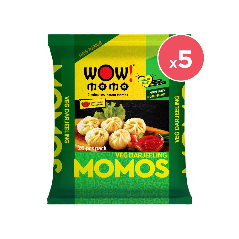 Wow! Momo Veg Darjeeling Momos (Frozen) - Pack of 5 Price - Buy Online ...
