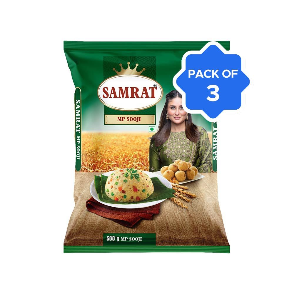 Samrat MP Sooji/Rava - Pack of 3 Price - Buy Online at Best Price in India