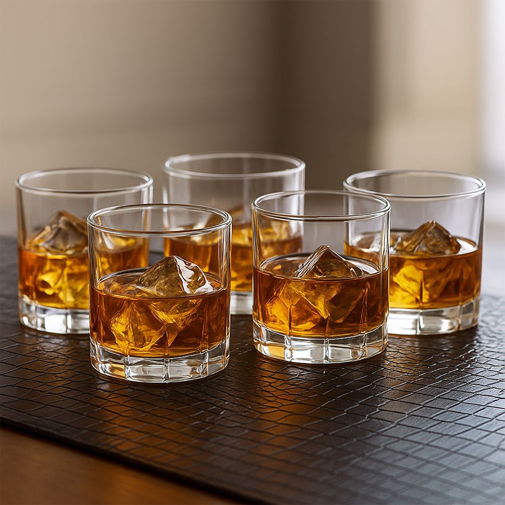 Ocean Pyramid Whiskey Glass Set Price - Buy Online at Best Price in India
