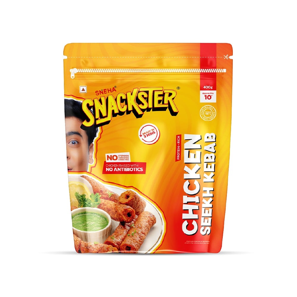 Sneha Snackster Chicken Seekh Kebab Price - Buy Online at Best Price in ...
