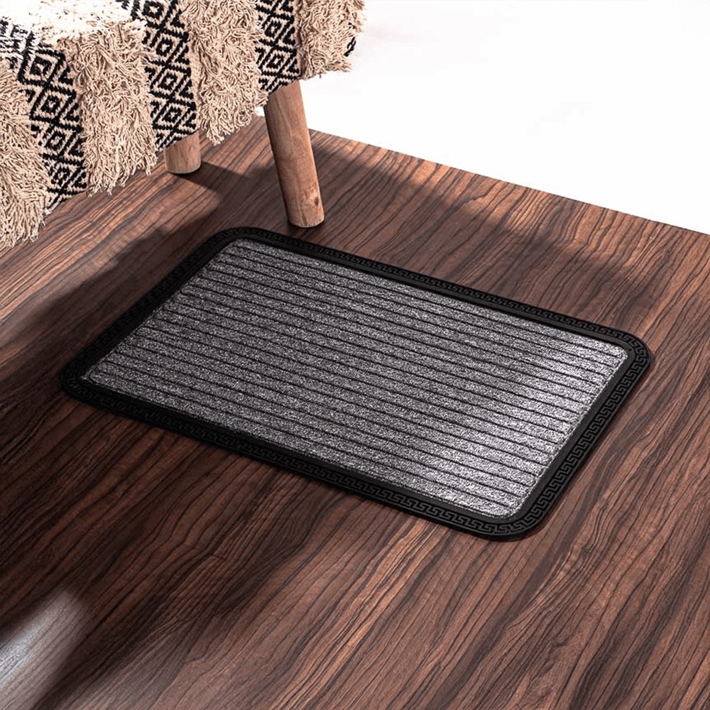 PrettyKrafts Door Mat (24" x 15.7", Coconut Fibre, Black) Price - Buy ...