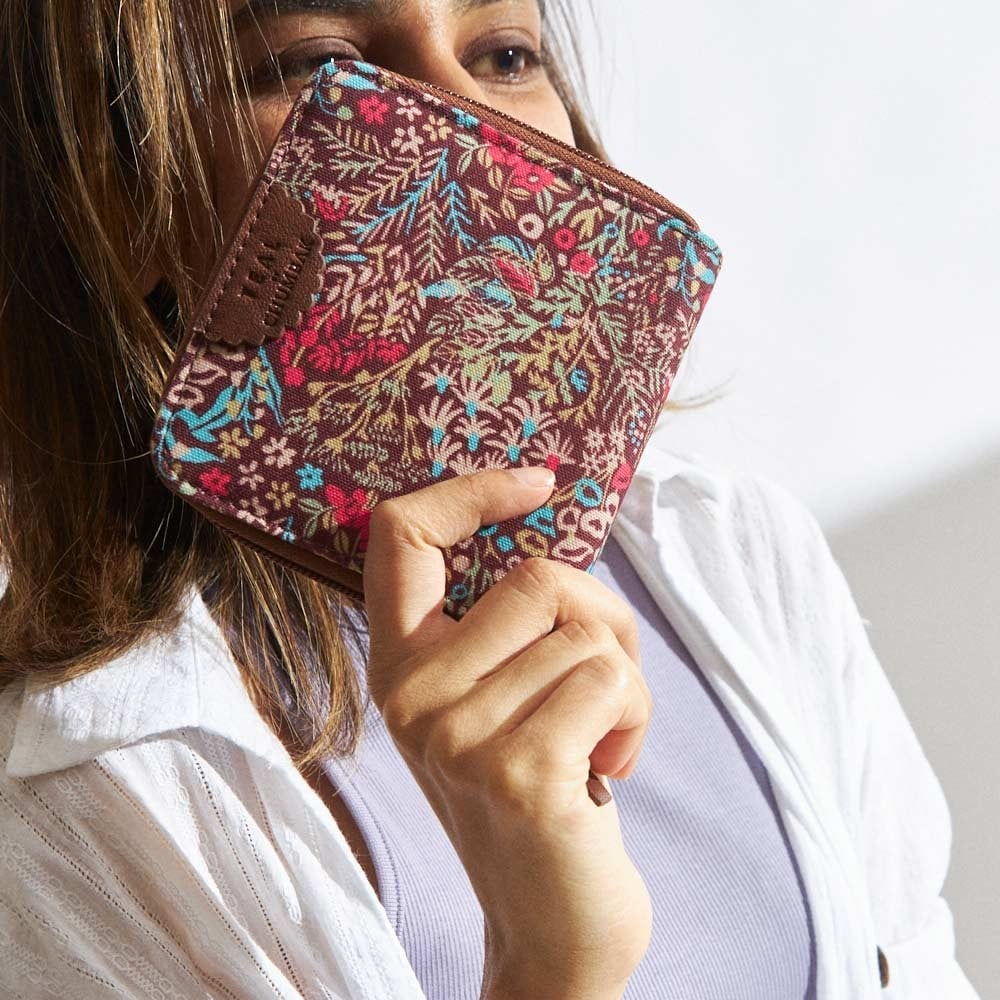 Teal By Chumbak Rainforest Mini Wallet (Brown) Price - Buy Online at ...
