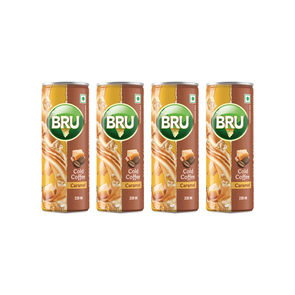 Bru Caramel Cold Coffee - Pack of 4 Price - Buy Online at Best Price in ...