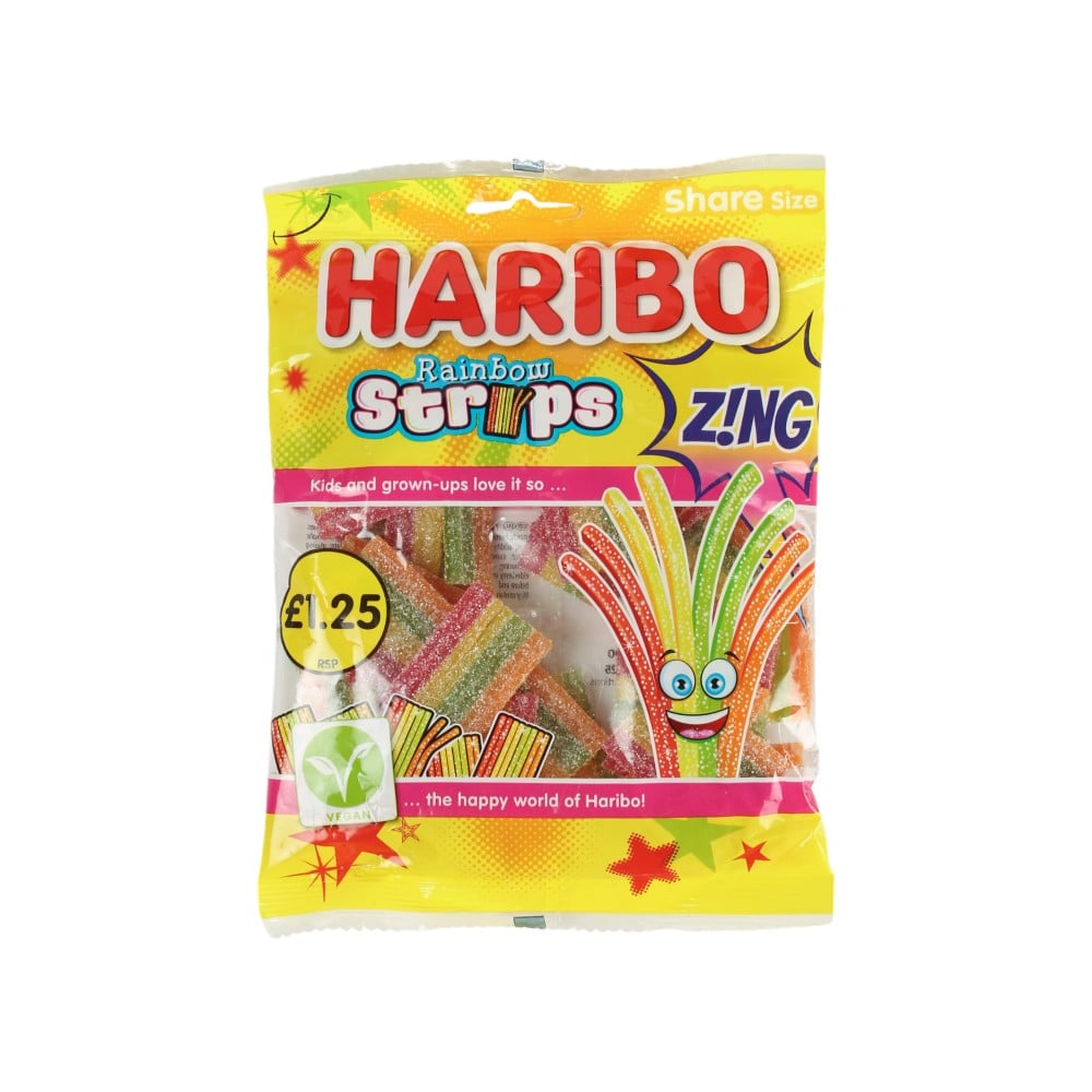 Haribo Rainbow Strips Zing Sour Candy Price - Buy Online at Best Price ...