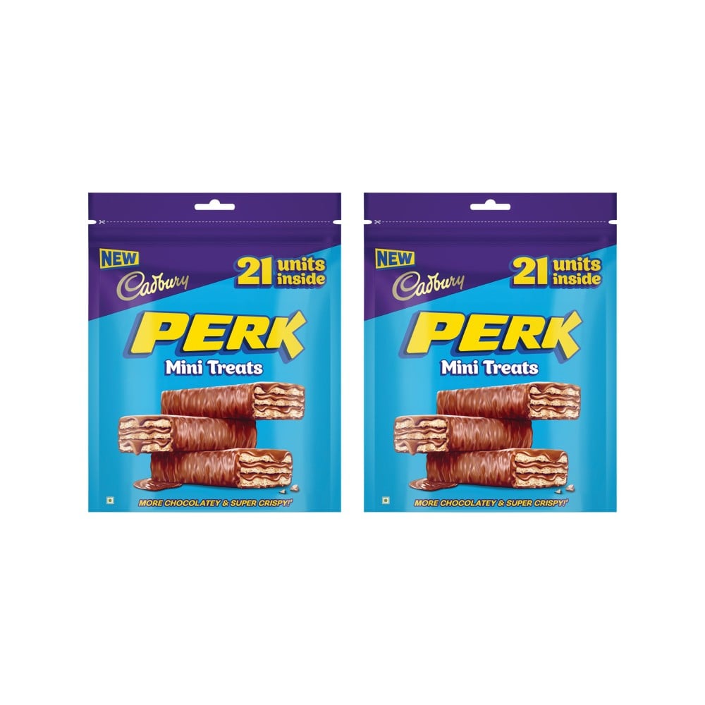 Cadbury Perk Mini Treats Coated Wafer Chocolate Pack - Pack of 2 Price ...