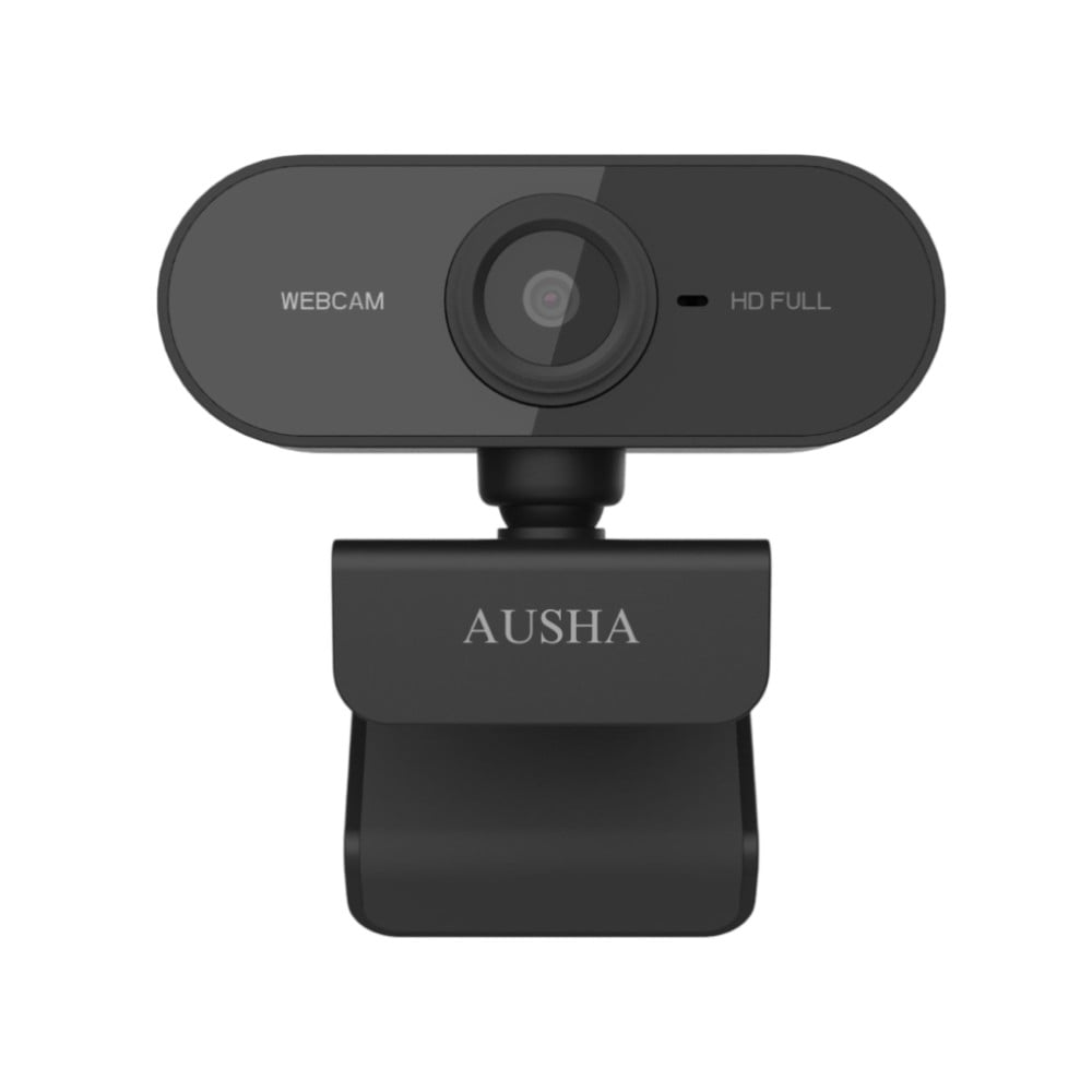 Ausha Noise Reduction Webcam (Black, W01) Price - Buy Online at ₹1199 ...