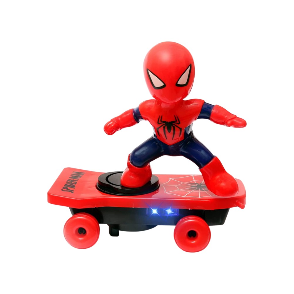 Kidology Superhero Electric Spiderman Stunt Toy Vehicle Price - Buy ...