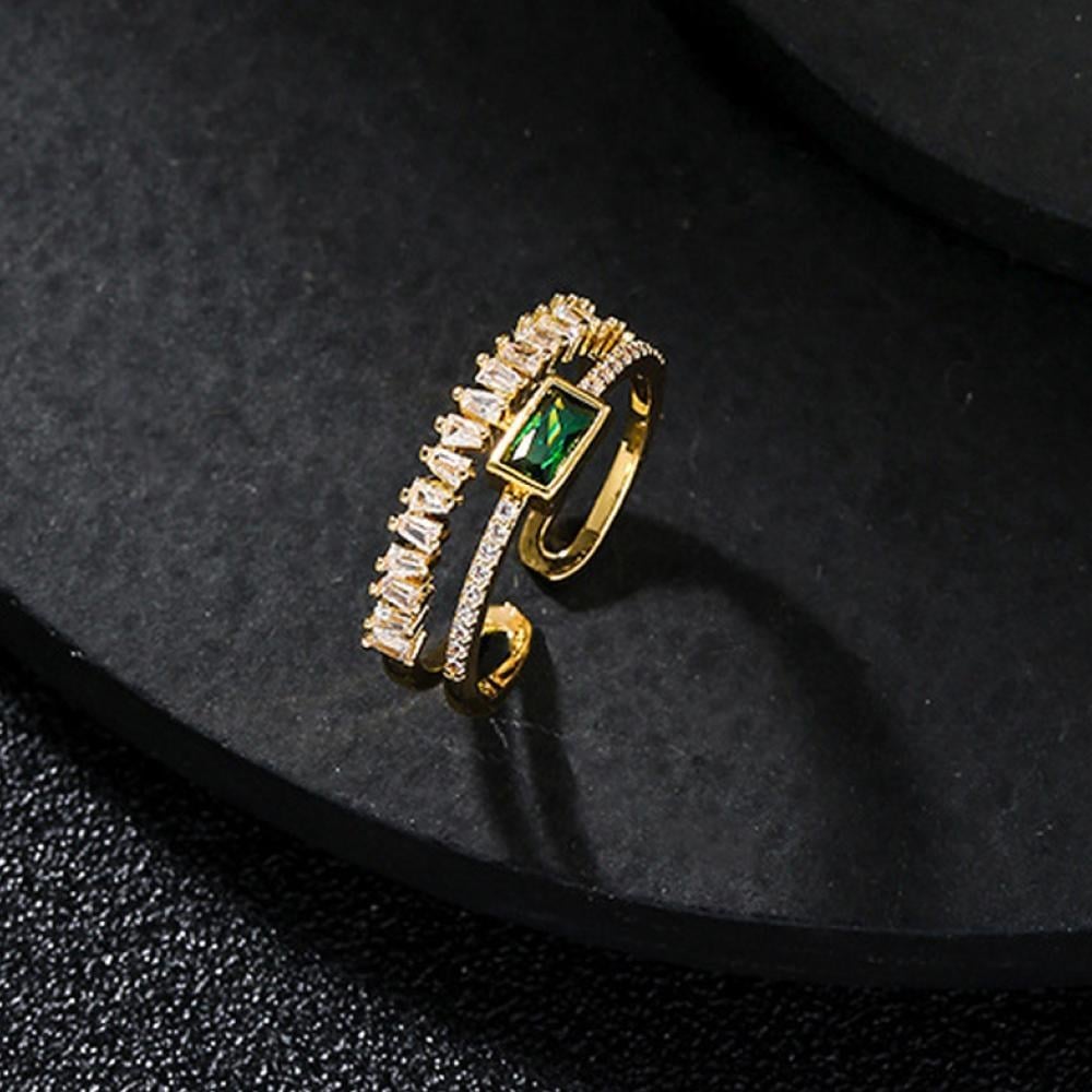 Jewels Galaxy Anti Tarnish Adjustable Ring (Golden) Price - Buy Online ...