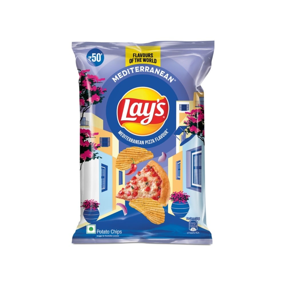 Lay's Mediterranean Pizza Potato Chips Price - Buy Online at Best Price ...