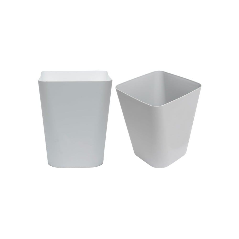 Gluman Open-Top Dustbin (Plastic, Grey) Price - Buy Online at Best ...