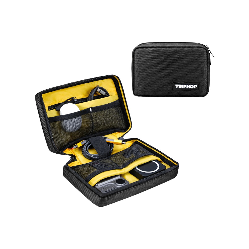 Nu Republic Triphop Tech Travel Kit Organizer (Black) Price - Buy ...
