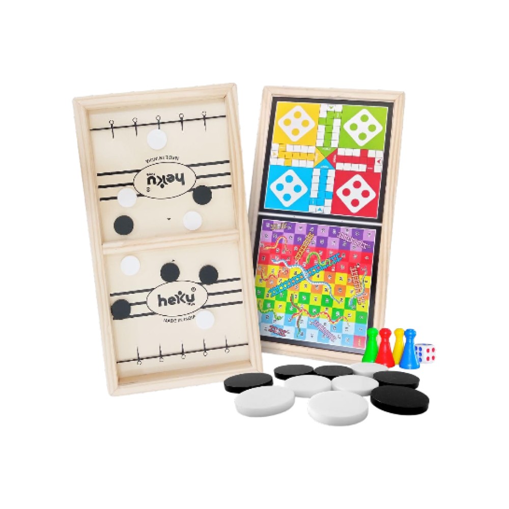 Heku Toys Fast Sling Puck 3 in 1 Board Game (Multicolour) Price - Buy ...