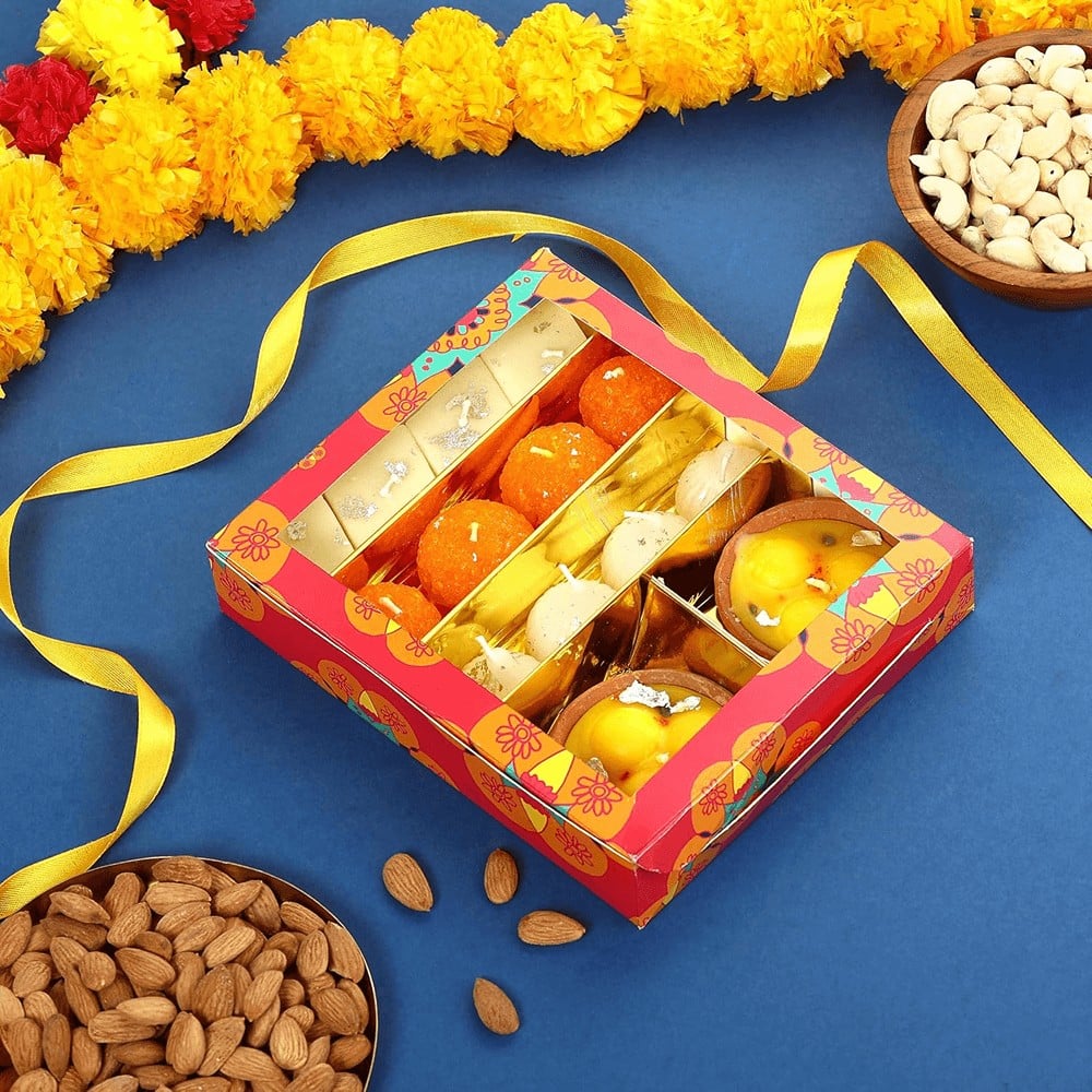 Indian Mithai Shaped Candle Set (Unscented, Multicolour) by Prosperro ...