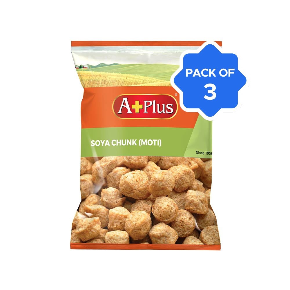 Aplus Soya Chunks - Pack of 3 Price - Buy Online at Best Price in India