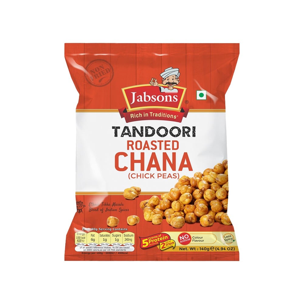 Jabsons Roasted Chana Tandoori / Bhuna Chana Price - Buy Online at ₹64 ...