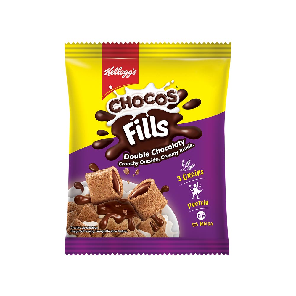 Kellogg's Chocos Fills Snack Cereal (Double Chocolaty) Price - Buy ...