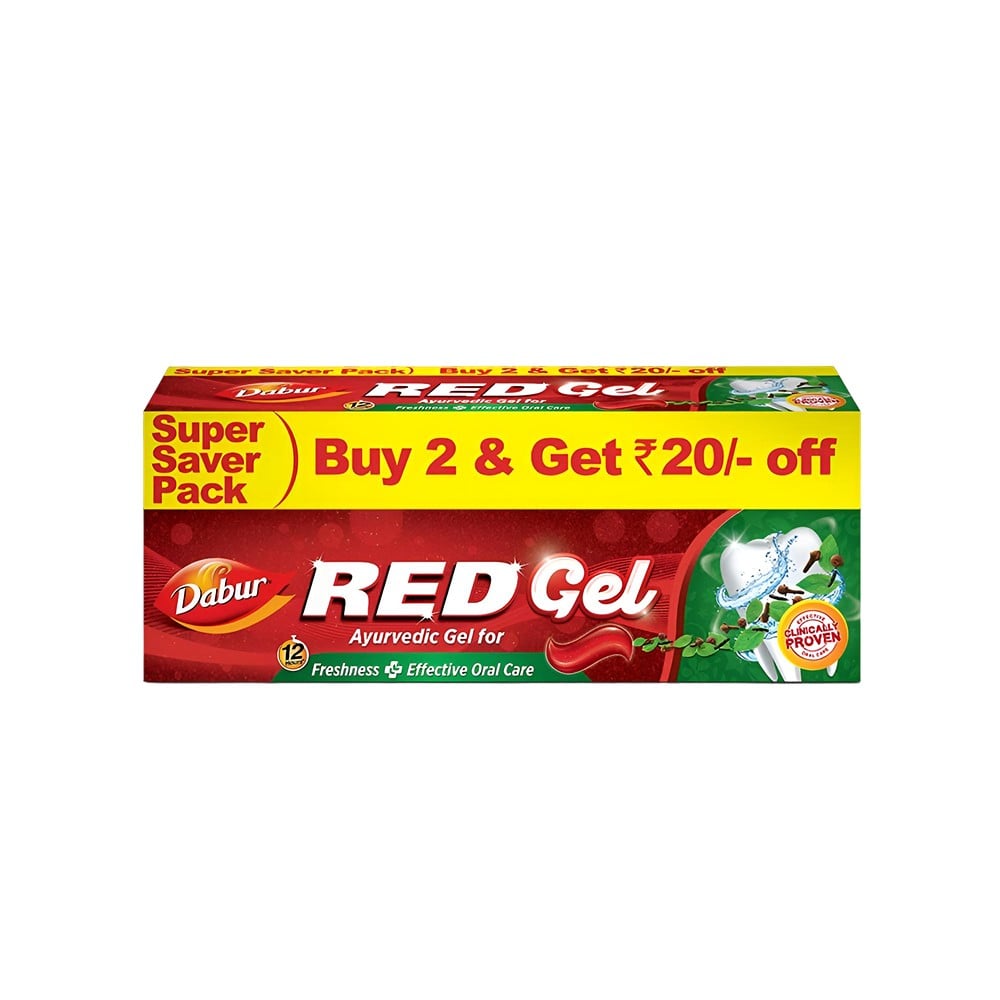 Dabur Red Gel Toothpaste for effective Oral Care Price - Buy Online at ...