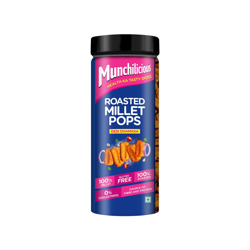 Munchilicious Roasted Millet Pops (Desi Dhamaka) Price - Buy Online at ...