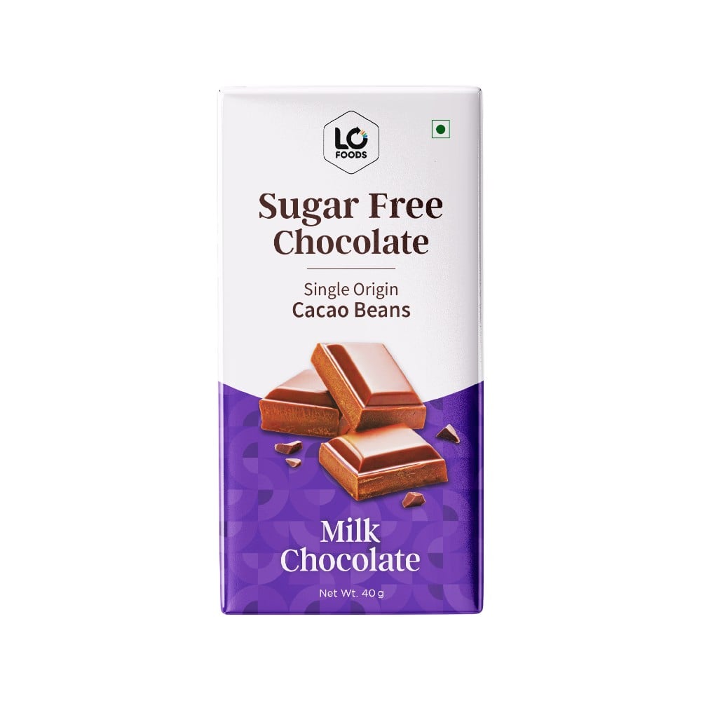 Lo Foods Sugar Free Milk Chocolate Bar (Premium and Silky) Price - Buy ...