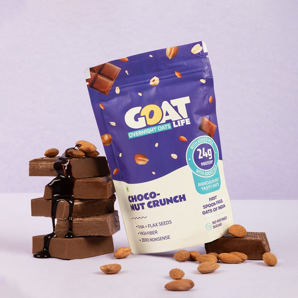 GOAT Life High Protein Overnight Instant Oats Choco-Nut Crunch Price ...