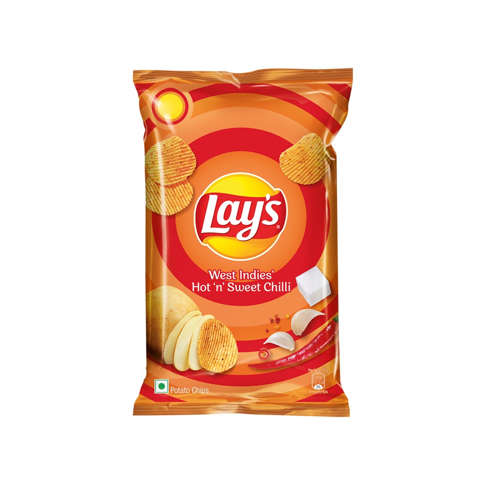 Lay's West Indies Hot 'n' Sweet Chilli Potato Chips Price - Buy Online ...